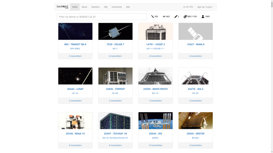 Websites - SatNOGS Wiki